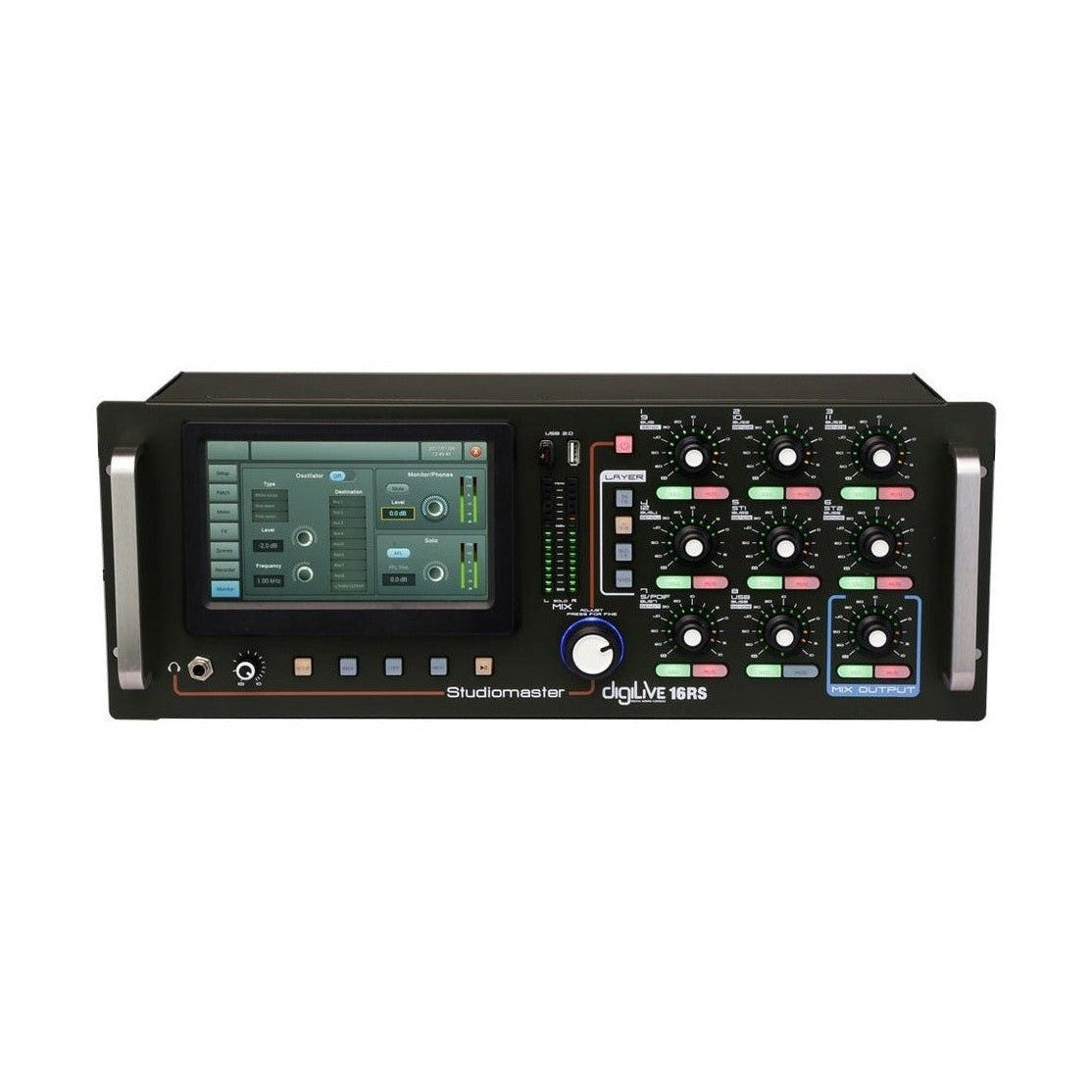 Studiomaster DigiLive 16RS 16-Input Digital WiFi Rack Mixer With Advan